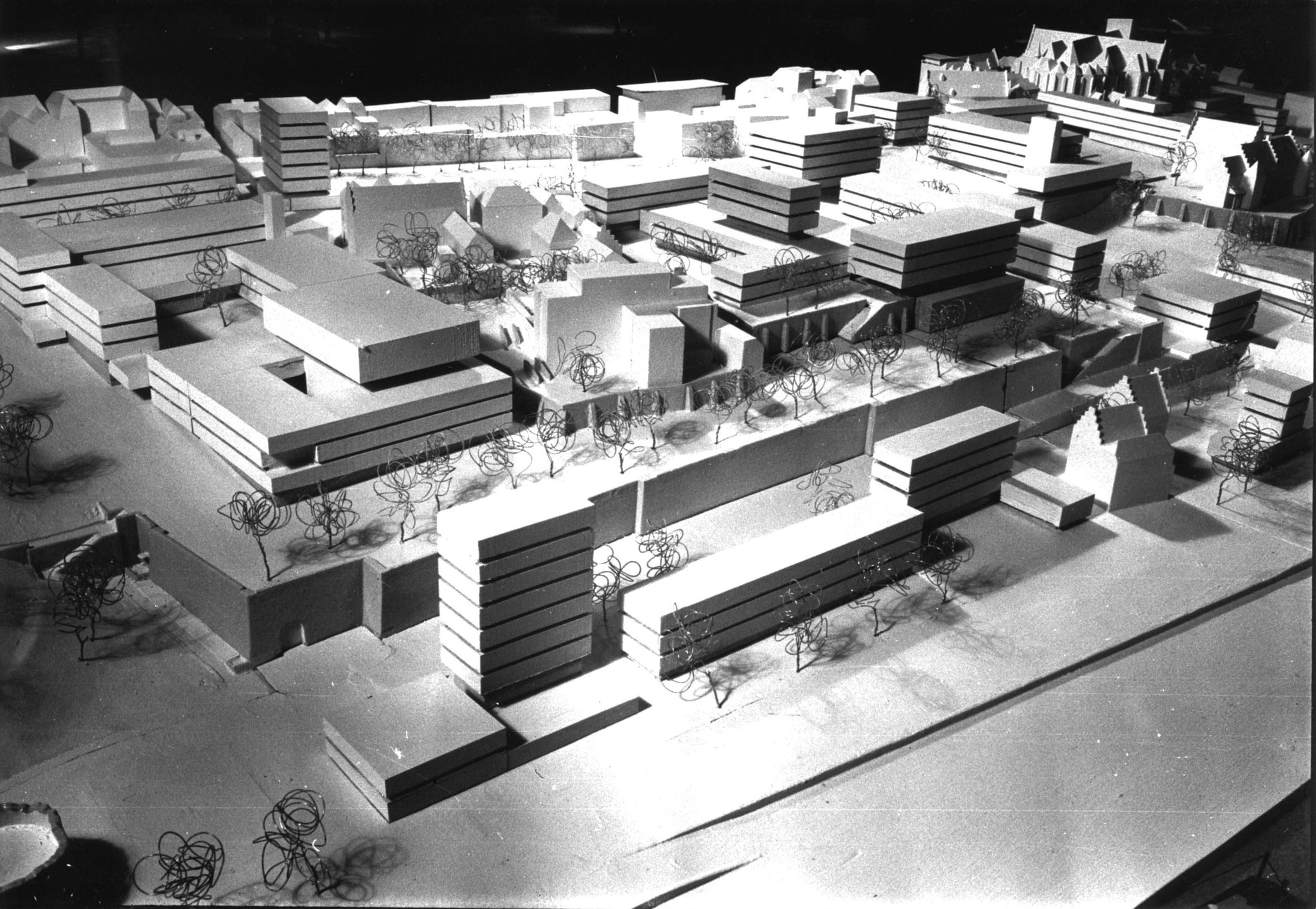 Maquette Vijfheuvelenplan Ir. Fokkinga